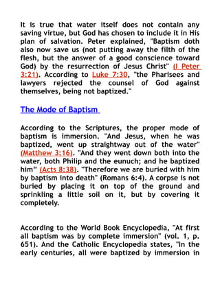 Why We Baptize In Jesus Name | PDF