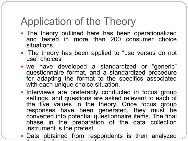 Theory of consumption values | PPTX