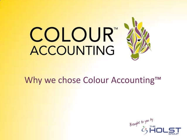 Why we chose colour accounting | PPT