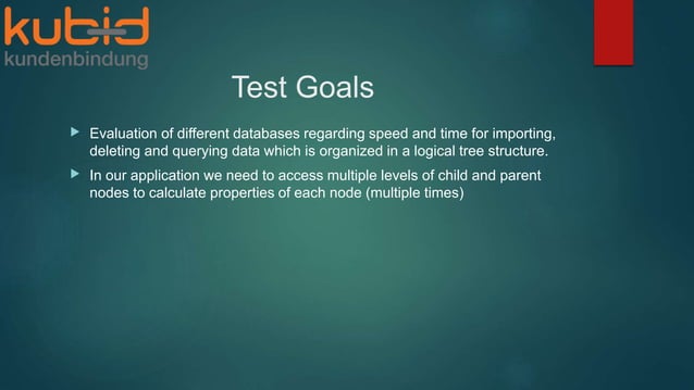 Database Test Cases or Why We Chose Neo4j? | PPT
