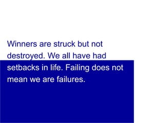 Why we fail | PPT