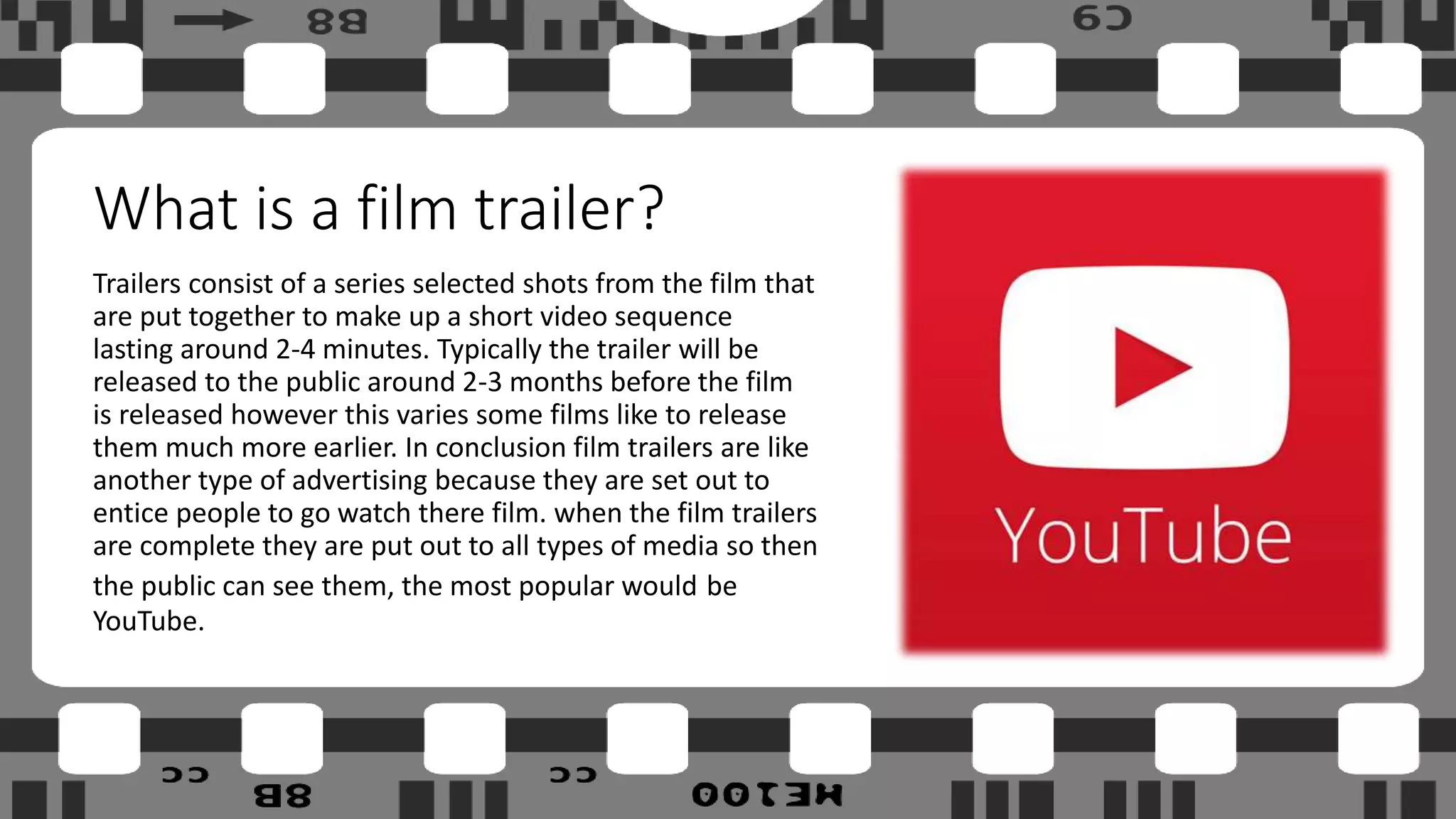 Why we have film trailers # | PPTX