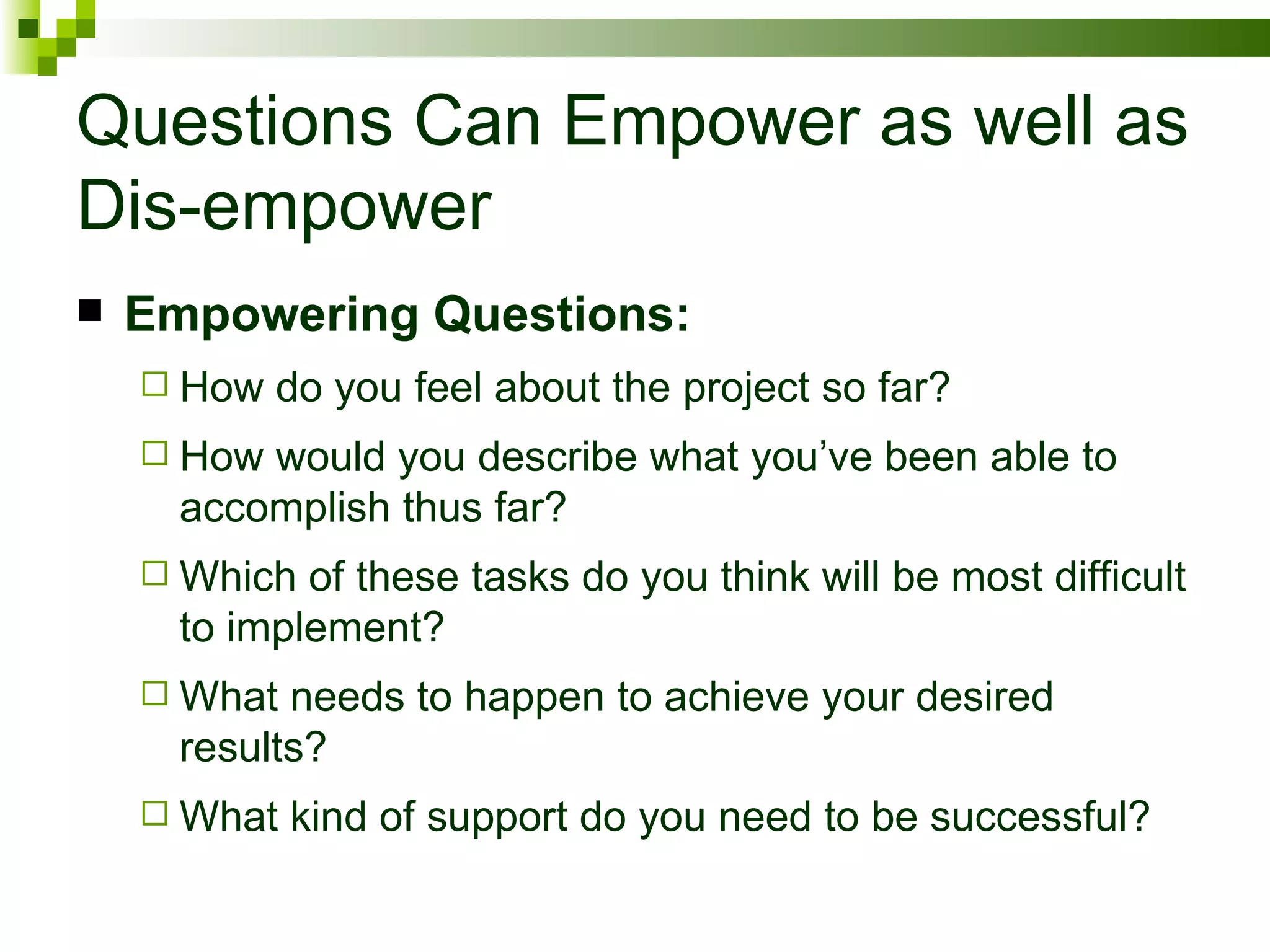 Why we have trouble with questions~ jan 2011 | PPT