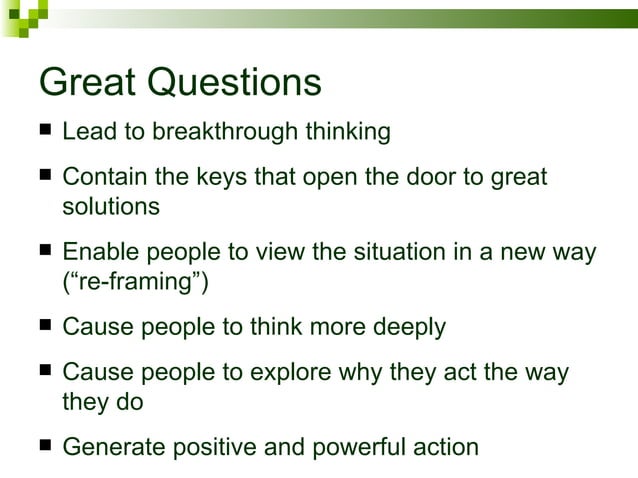 Why we have trouble with questions~ jan 2011 | PPT