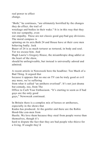 Why We Love TVs Anti-heroes Stephen Garret Tony Soprano.docx