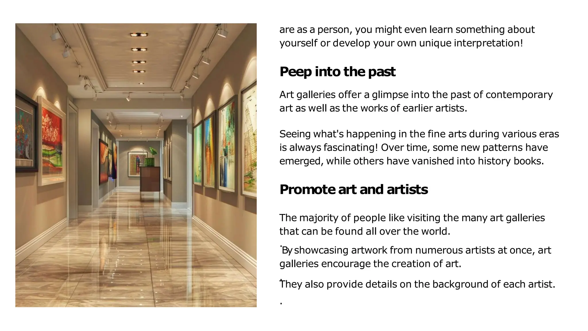 Why We Love Visiting Art Galleries? | PPTX