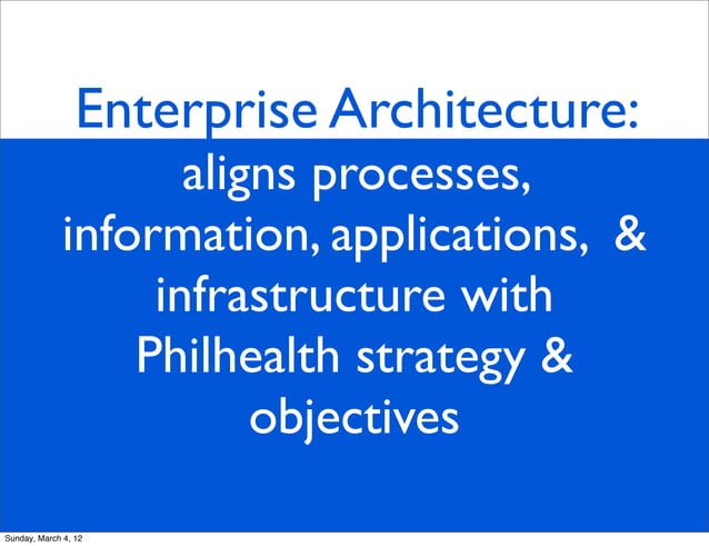 Why we need an enterprise architecture | PPT