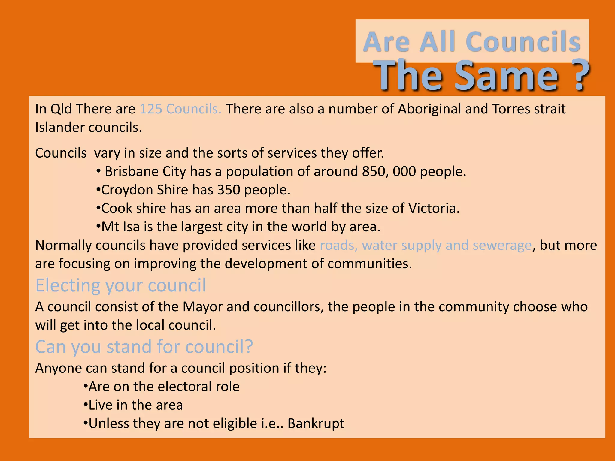 Why we need councils | PPTX