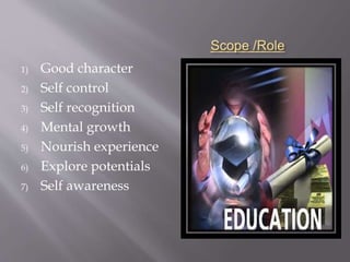 scope of education | PPTX