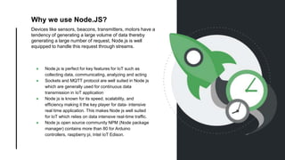 Why we need internet of things on Node.js