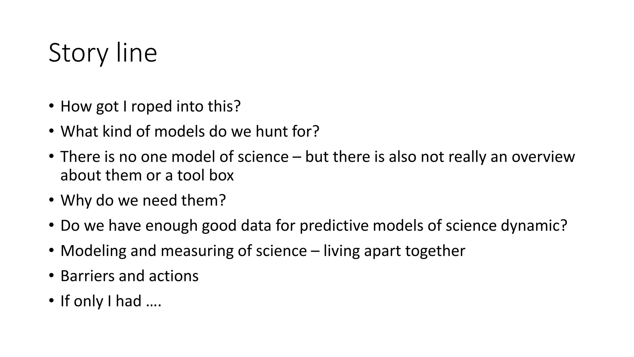 Why do we need to model the science system? | PPT