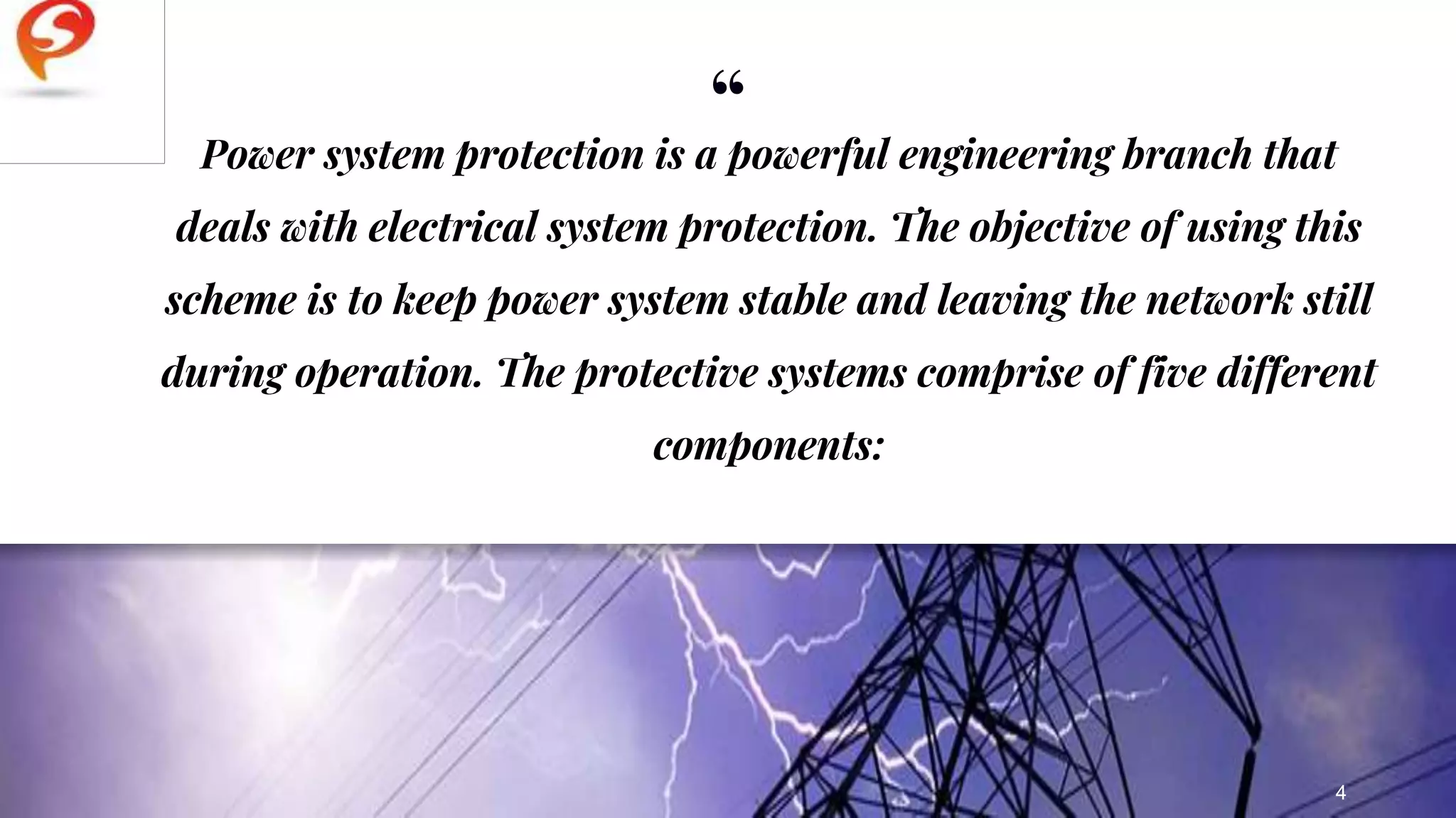 Why we need power-system protection? System Protection | PPTX