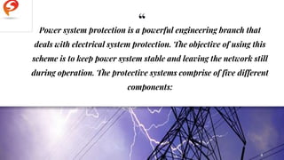 Why we need power-system protection? System Protection | PPTX
