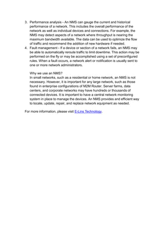 Why we need to use NMS for 4G SIM Card Router.pdf