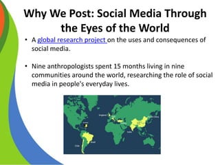 Why we post social media? | PPT