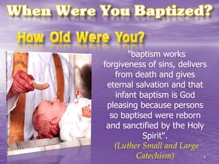 Why Were You Baptized | PDF | Christianity | Religion & Spirituality