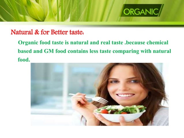 Why we should eat organic food | PPT