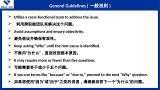 Why-Why or 5 Why Tool for Root Cause Analysis | PPTX
