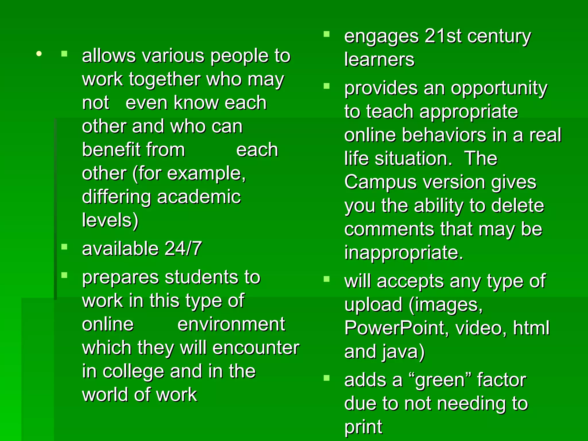 Why Wiki | PPT | Technology & Computing