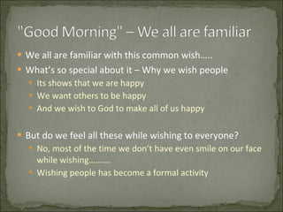 Why Wishing Becomes Formal | PPT