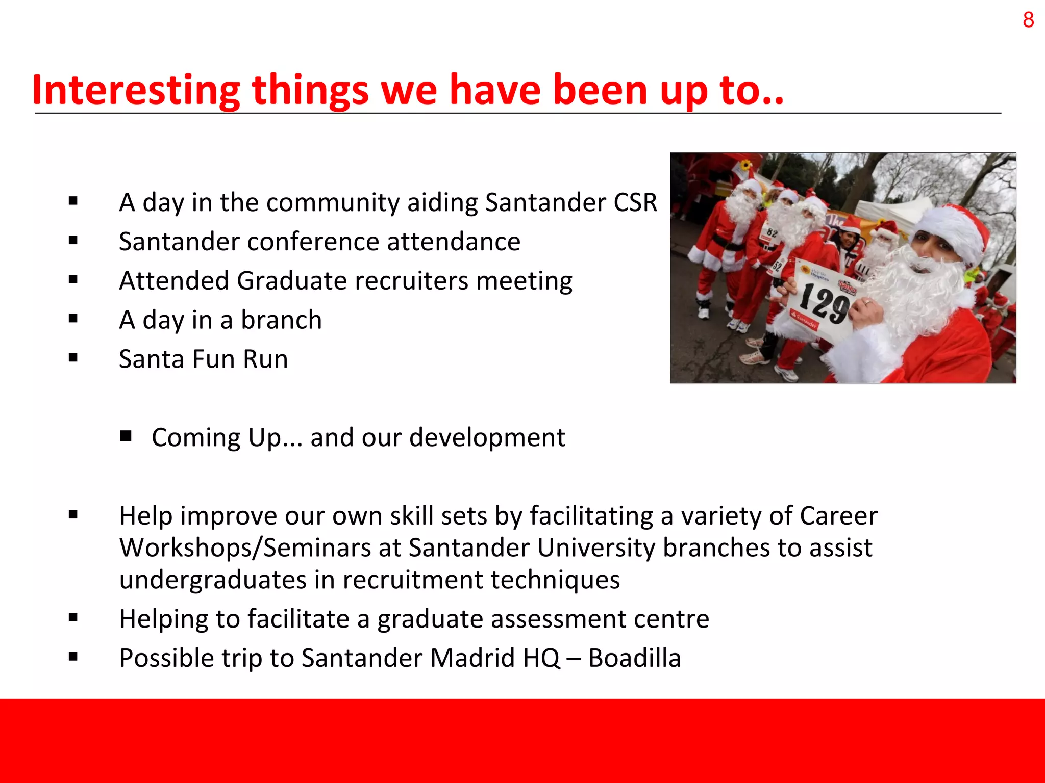 Santandar - Why work experience works | PPT