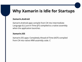 Why xamarin app development is growing for startups | PPT