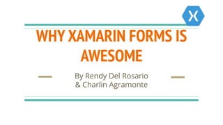 Why xamarin forms is awesome | PDF | Programming Languages | Computing