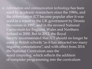 Why you are interested in ict | PPTX