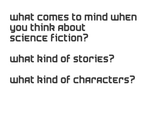 Why you can't write filipino science fiction | PDF