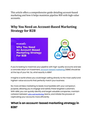 Why You Need An Account-Based Marketing Strategy For B2B.pdf