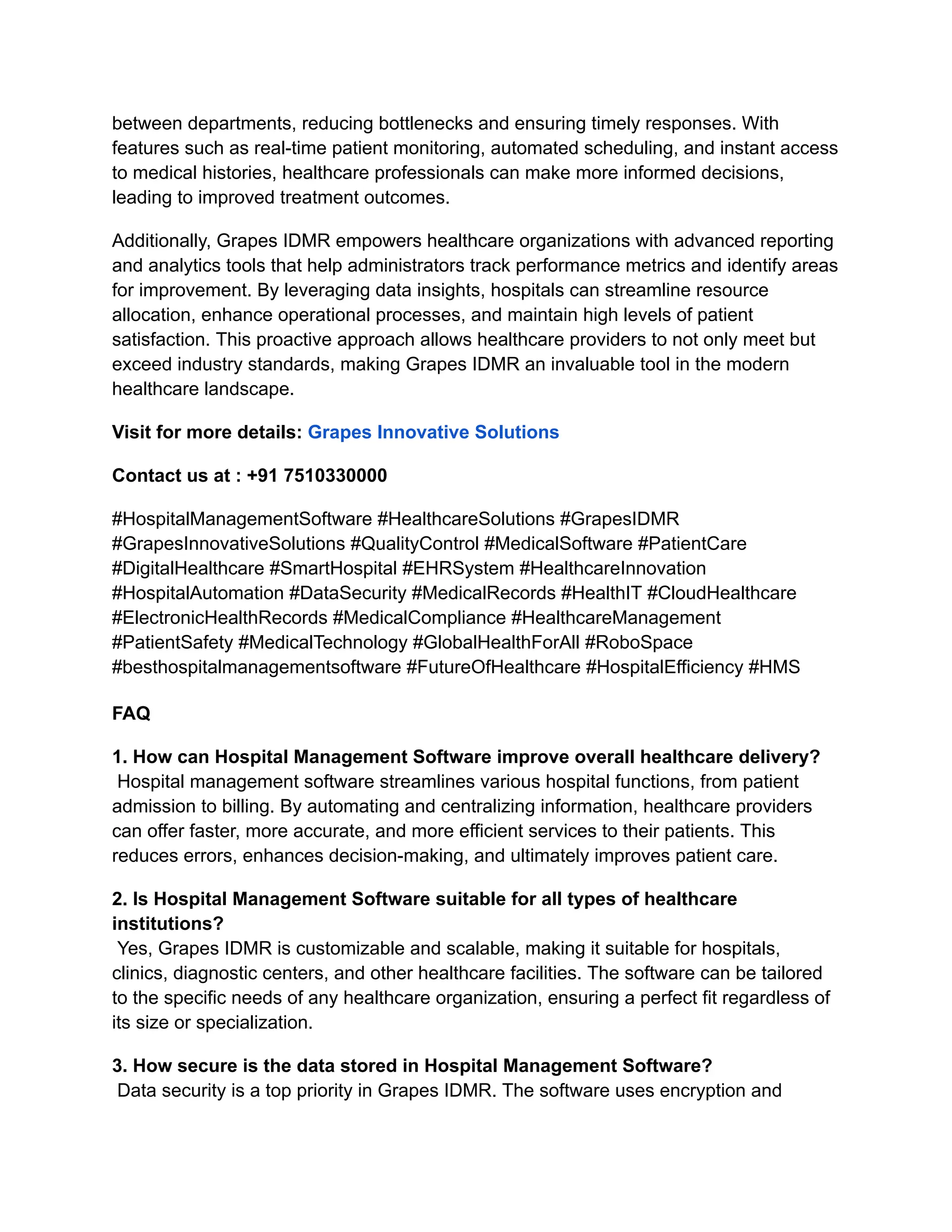 Why Your Hospital Management System Needs Hospital Management Software.pdf