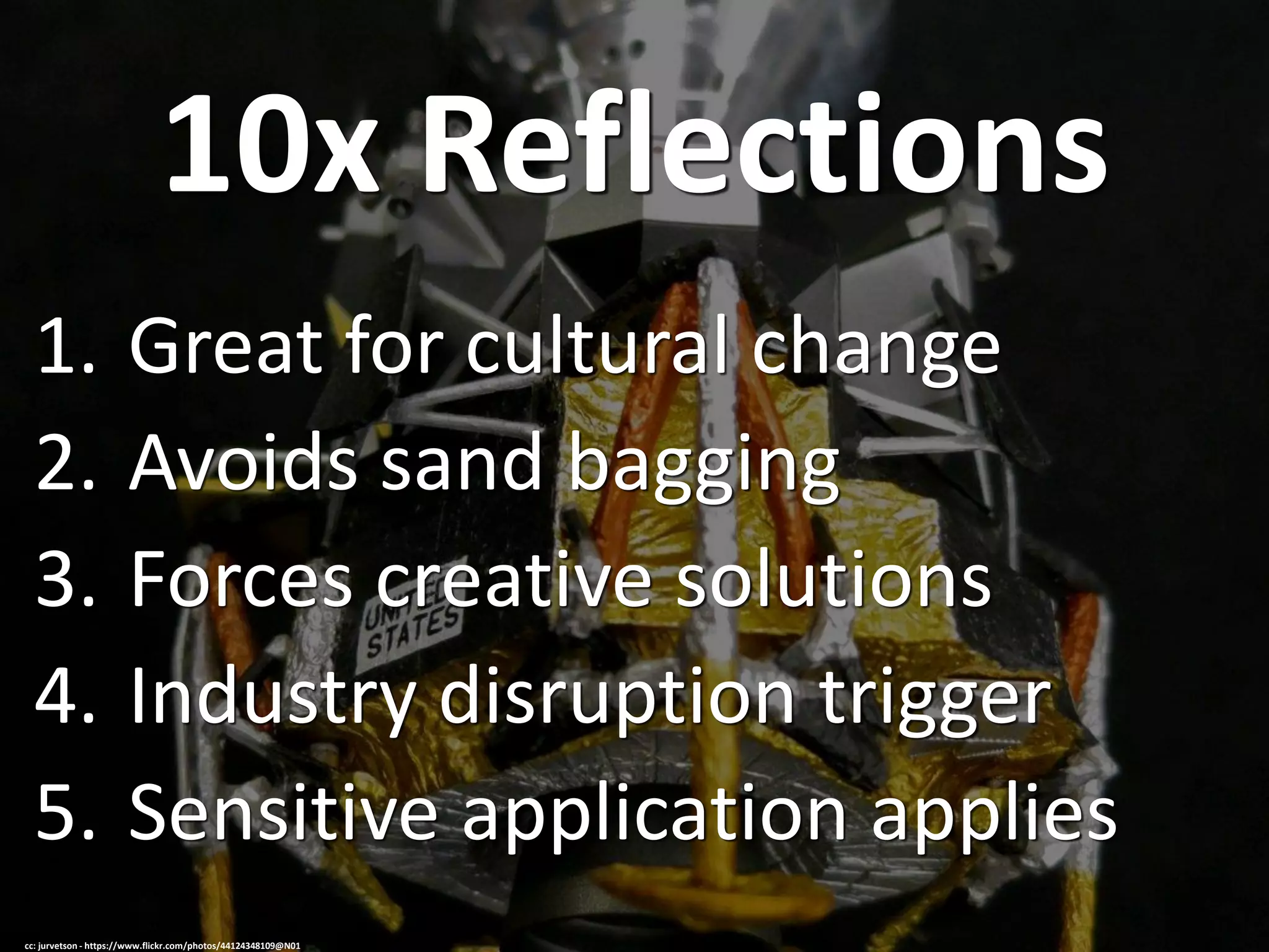 Why you should 10x your goals | PPTX