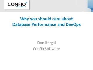 Why developers should care about database devops. DevOps Days 4-2013 ...