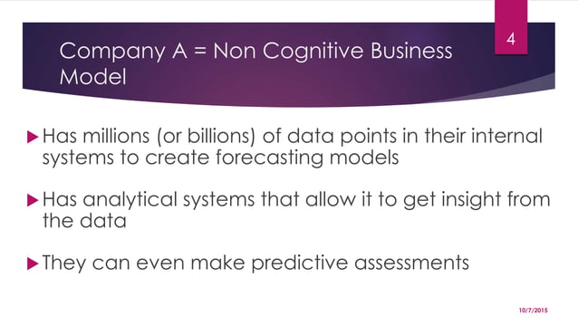 Why you should care about the cognitive enterprise | PPT