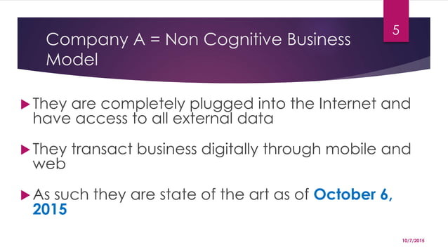 Why you should care about the cognitive enterprise | PPT