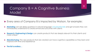 Why you should care about the cognitive enterprise | PPT