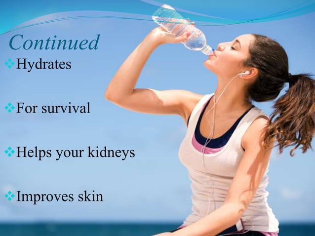 Why you should drink water | PPT