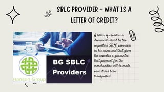 Why You Should Get SBLC From The SBLC Provider.pptx