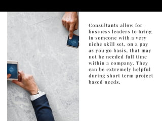 Why you should hire a business consultant | PPT