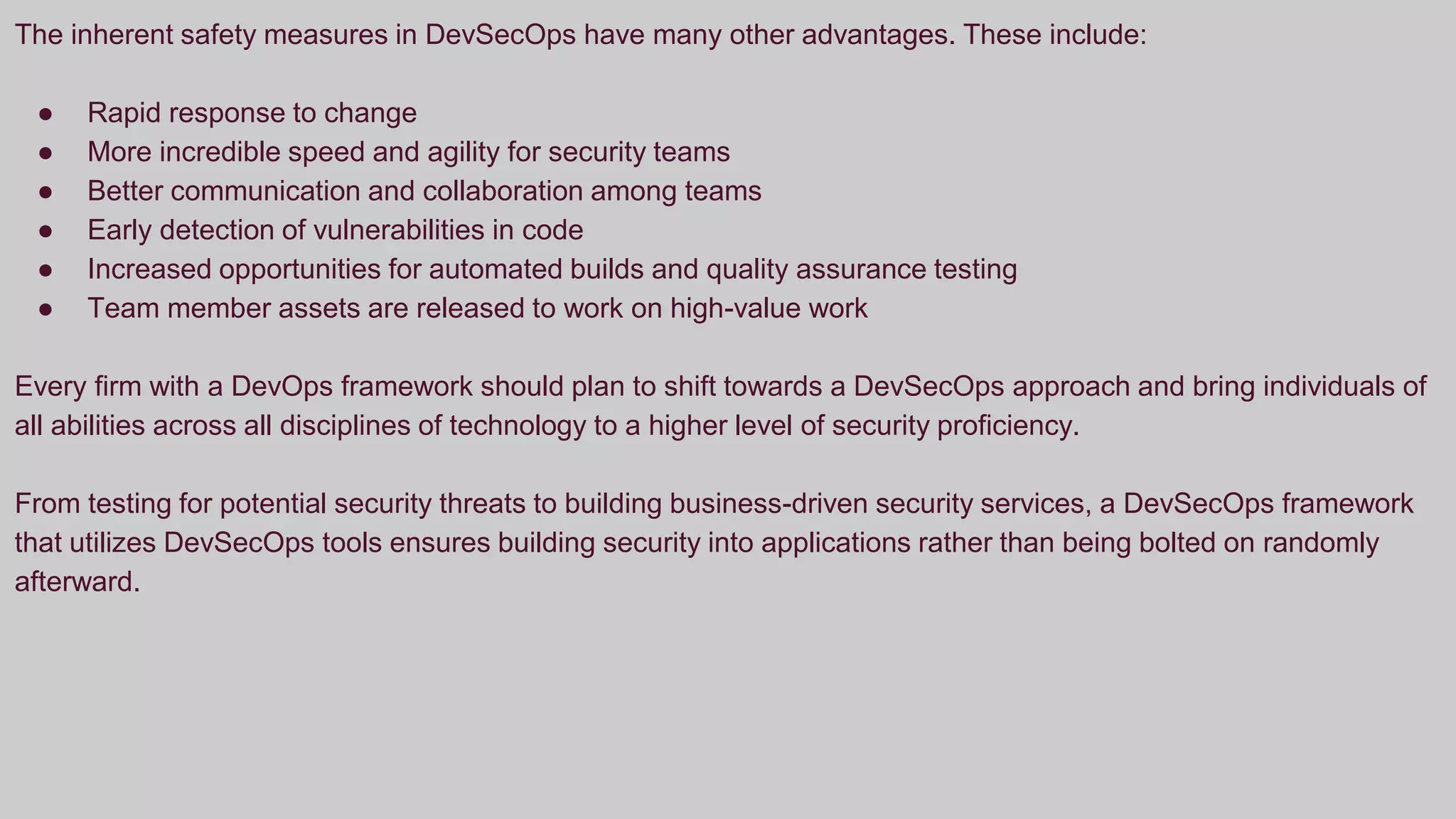 Why You Should Implement DevSecOps Approach? | PPTX
