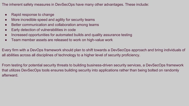Why You Should Implement DevSecOps Approach? | PPT