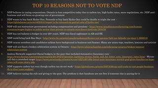 Why you dont vote NDP | PPT