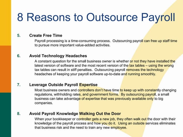 Why You Should Outsource Your Payroll | PPT
