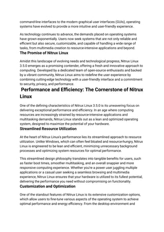 Why You Should Replace Windows 11 with Nitrux Linux 3.5.0 for enhanced ...