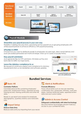 Whyze HR and Payroll Software | PDF