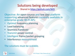 Wi-5: Advanced Features for Low-cost Wi-Fi APs | PPT