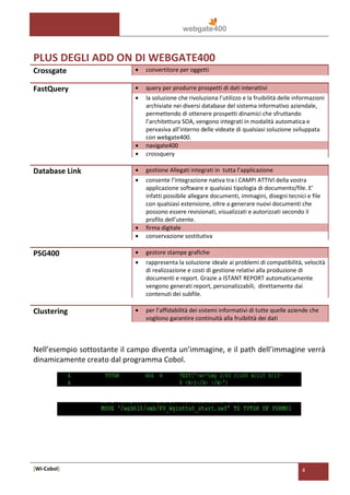 Wi-Cobol: modernizzazione programmi scritti in COBOL per IBM i/AS400 ...