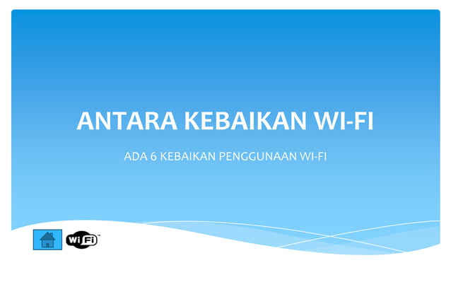 Apa Itu WiFi | PPTX