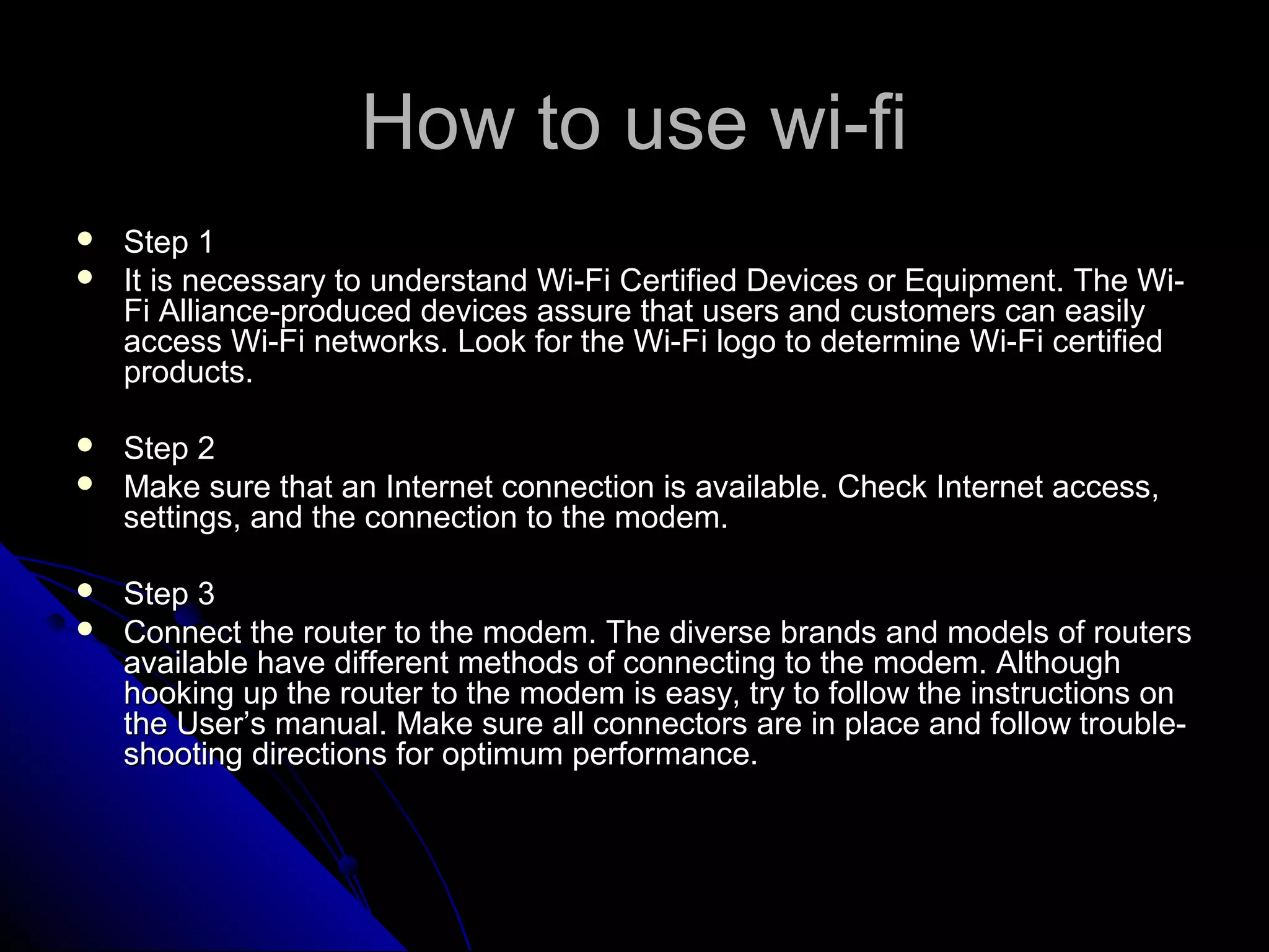 Wi fi | PPT