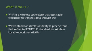 WI-FI | PPT